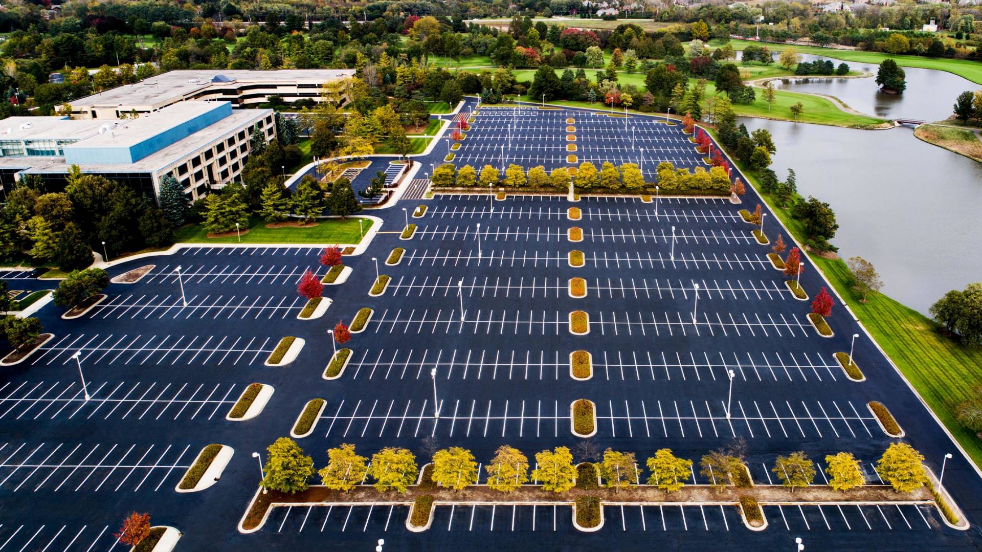 Lot Marking & Signage - Maul Paving Inc.